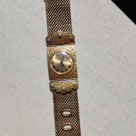Vintage | Jewelry | Vintage Rhapsody Royale 27 Jewels Golf Mesh Watch ...